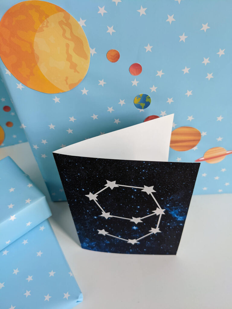 All Ages! Outer Space Birthday Card Printable PDF for a Space Party ...